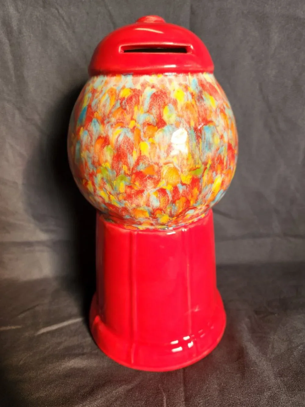 Accessories | Reactive Glaze Ceramic Gumball Machine Coin Bank Art ...
